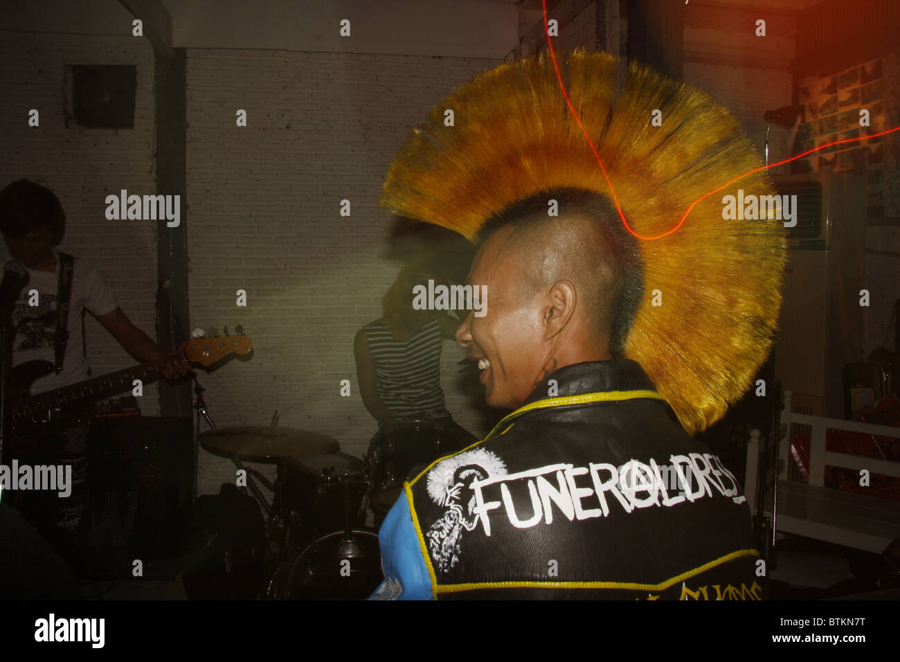 Punk rocker leather hi-res stock photography and images - Alamy