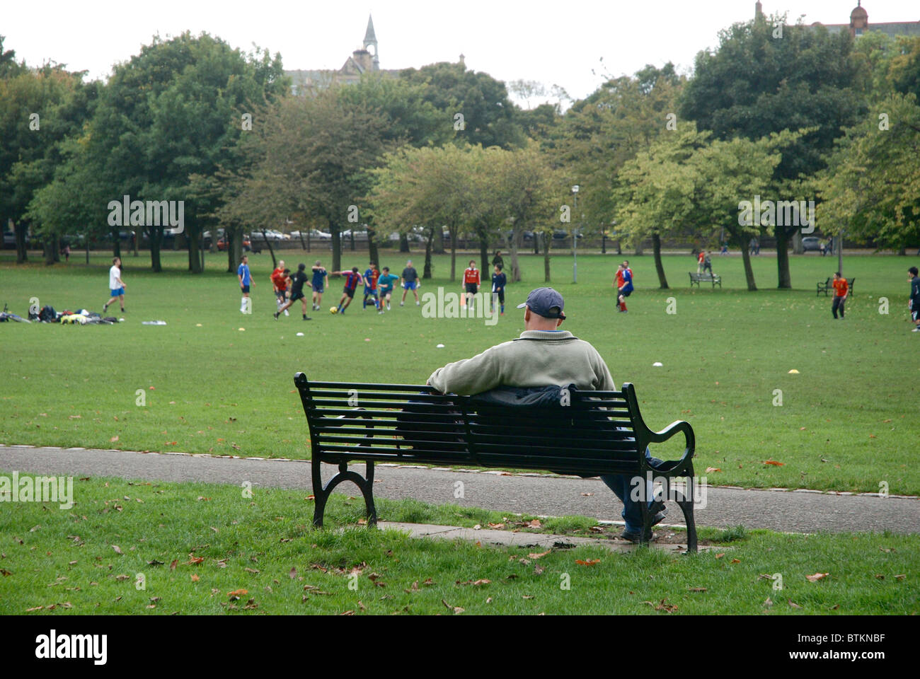 Football bench hi-res stock photography and images - Alamy
