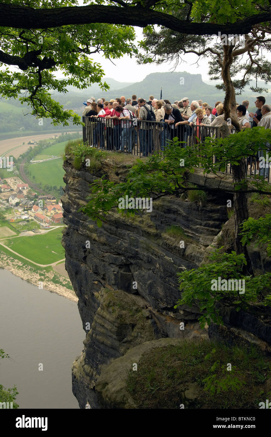 Bastei cliffs hi-res stock photography and images - Alamy