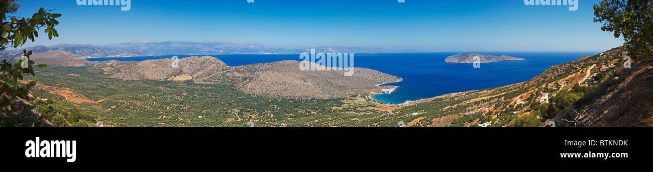 Gulf of Mirabello. Crete, Greece Stock Photo - Alamy