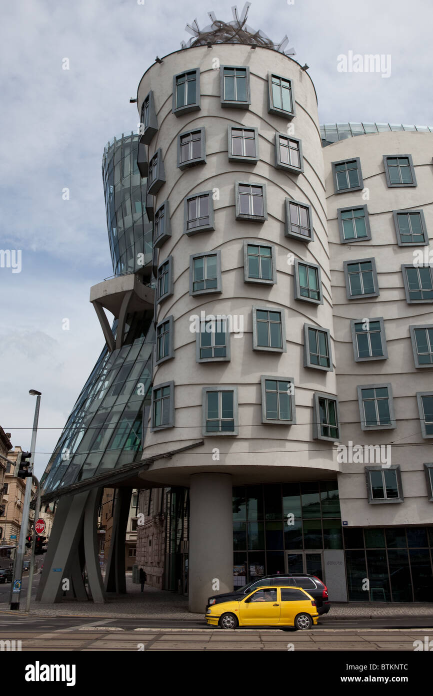 The dancing building Stock Photo - Alamy