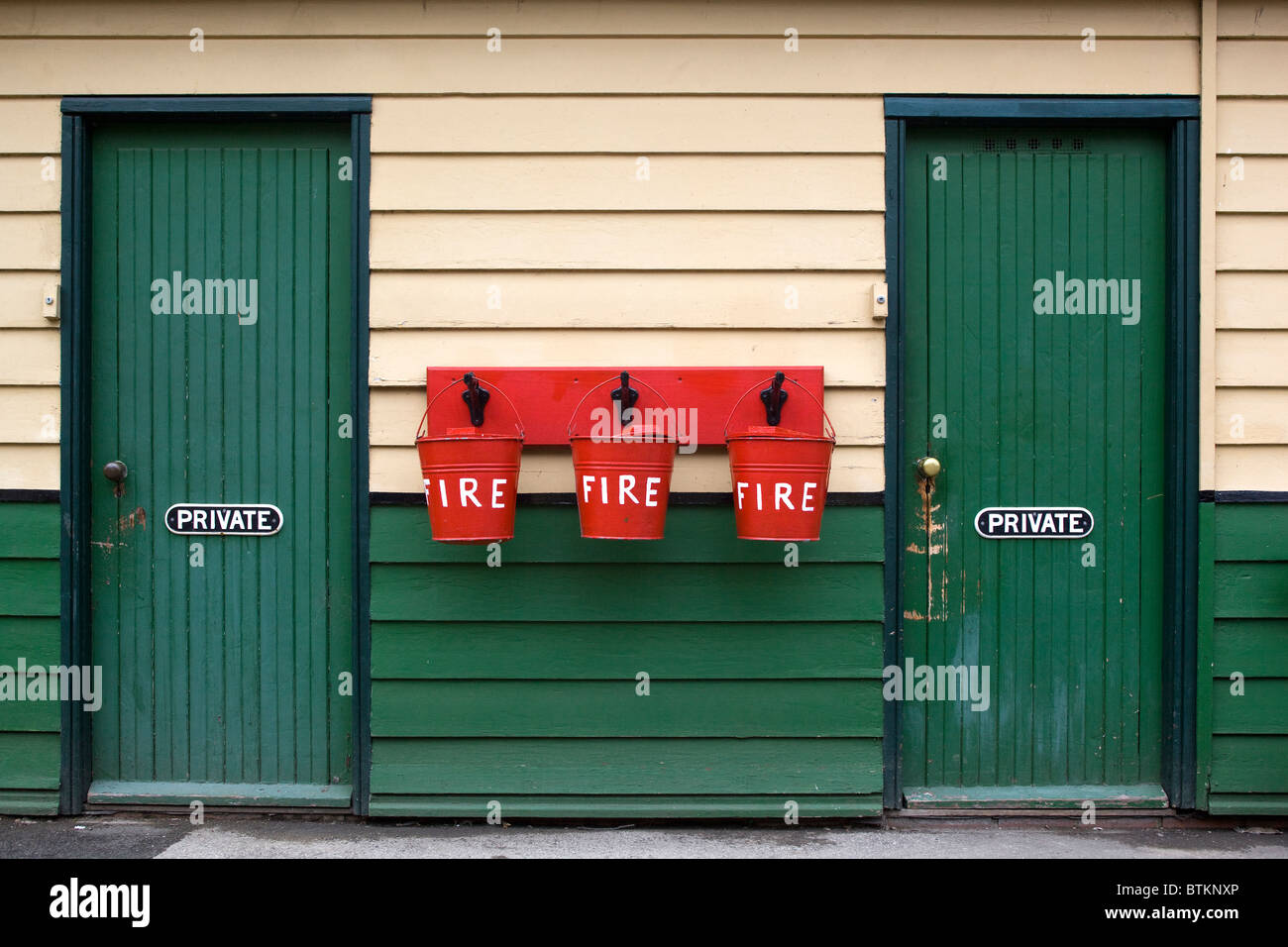 Station fire buckets hi-res stock photography and images - Alamy