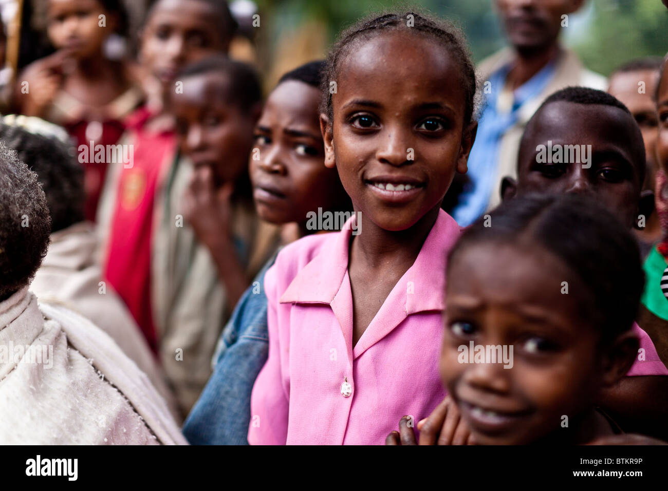 Ethiopian girl smiling Stock Photo - Alamy