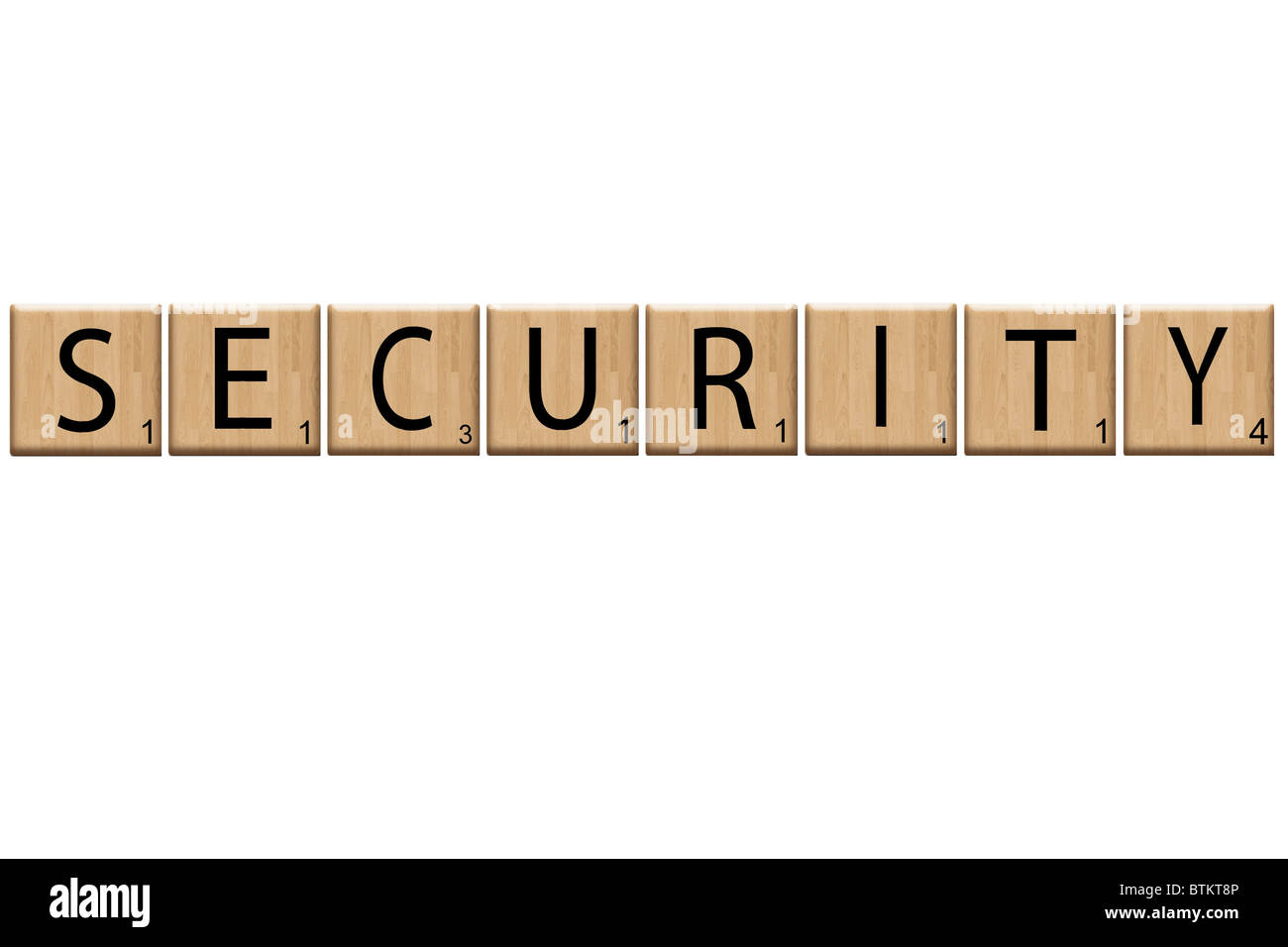 security spelled using wooden scrabble tiles Stock Photo - Alamy