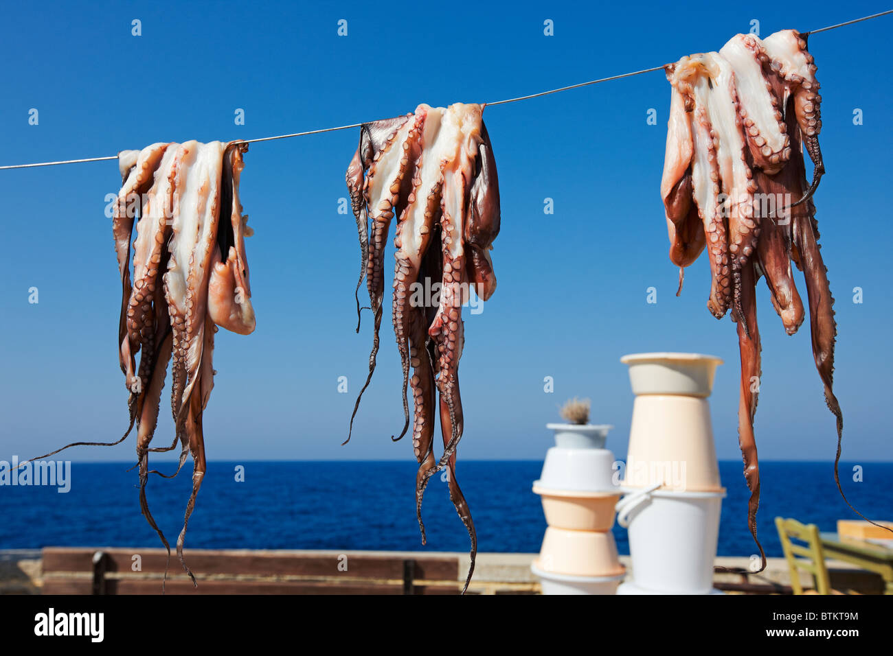 Crete seafood hi-res stock photography and images - Alamy