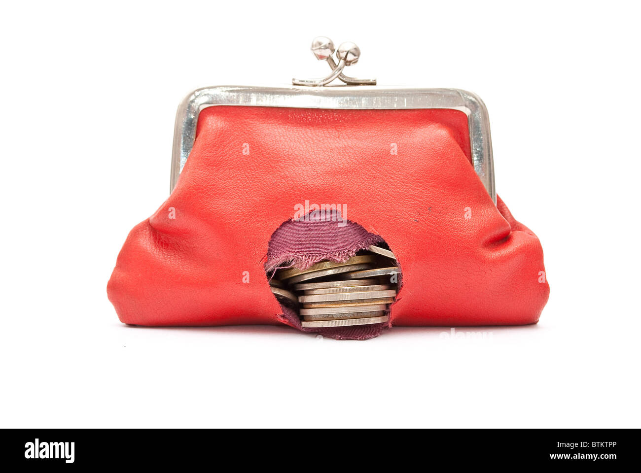 Torn purse hi-res stock photography and images - Alamy