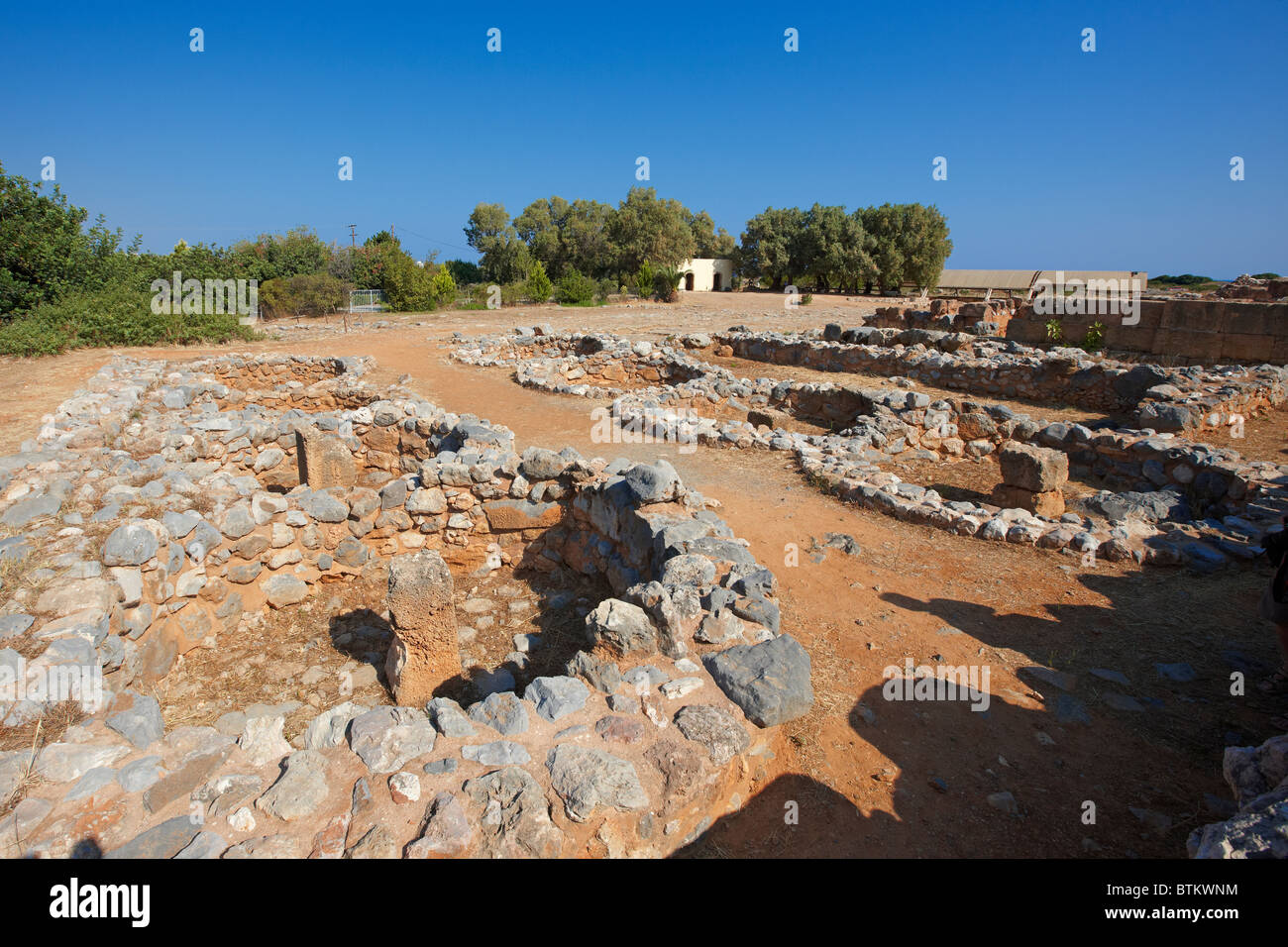 Ruins of the Minoan Palace of Malia. Crete, Greece Stock Photo - Alamy