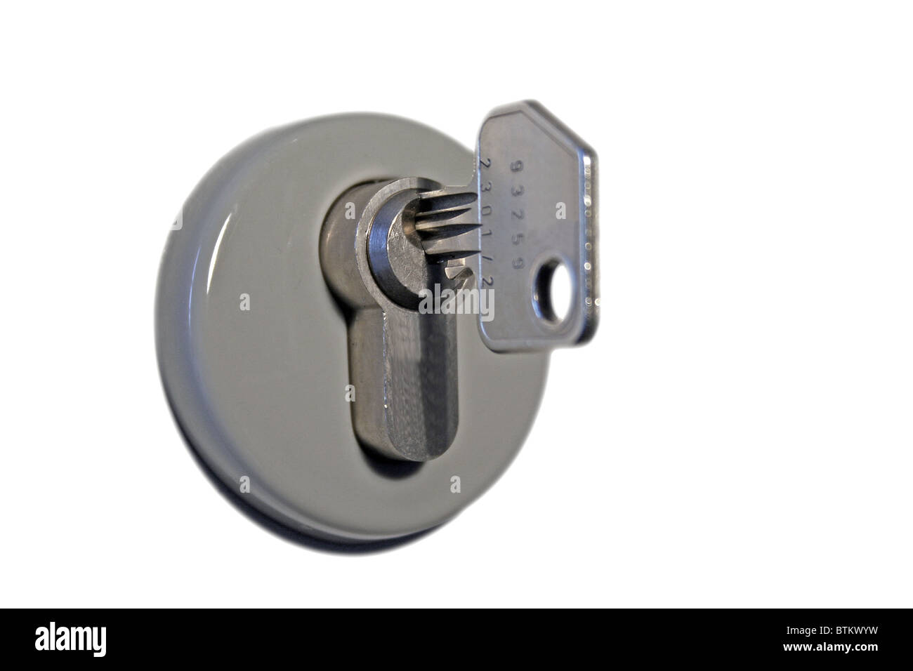 A standard keyhole. All on white background Stock Photo - Alamy