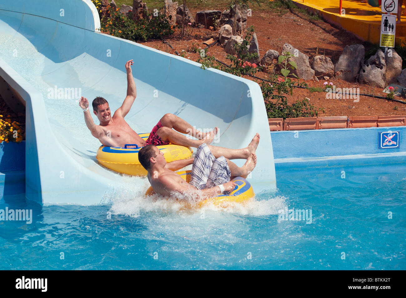 Water park ride tube hi-res stock photography and images - Alamy
