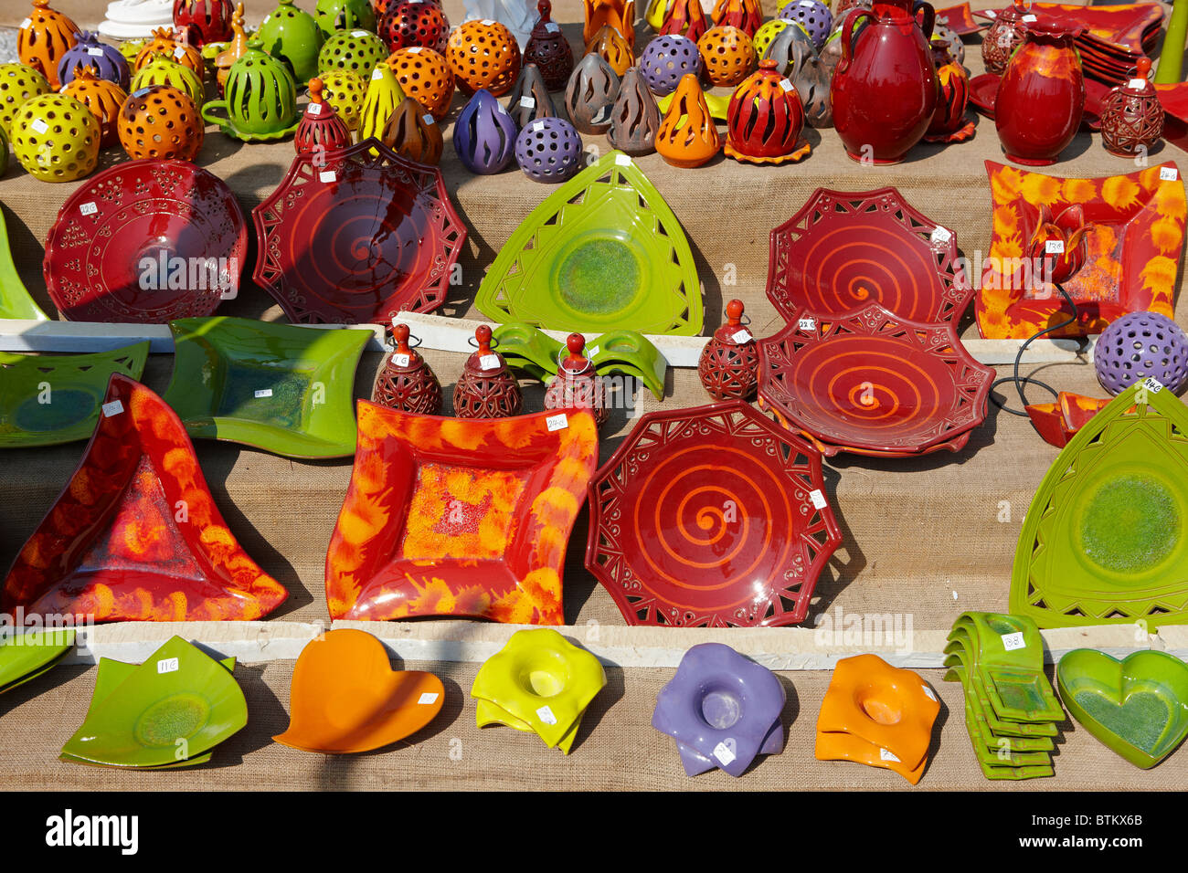 Pottery Market Crete Greece High Resolution Stock Photography and ...