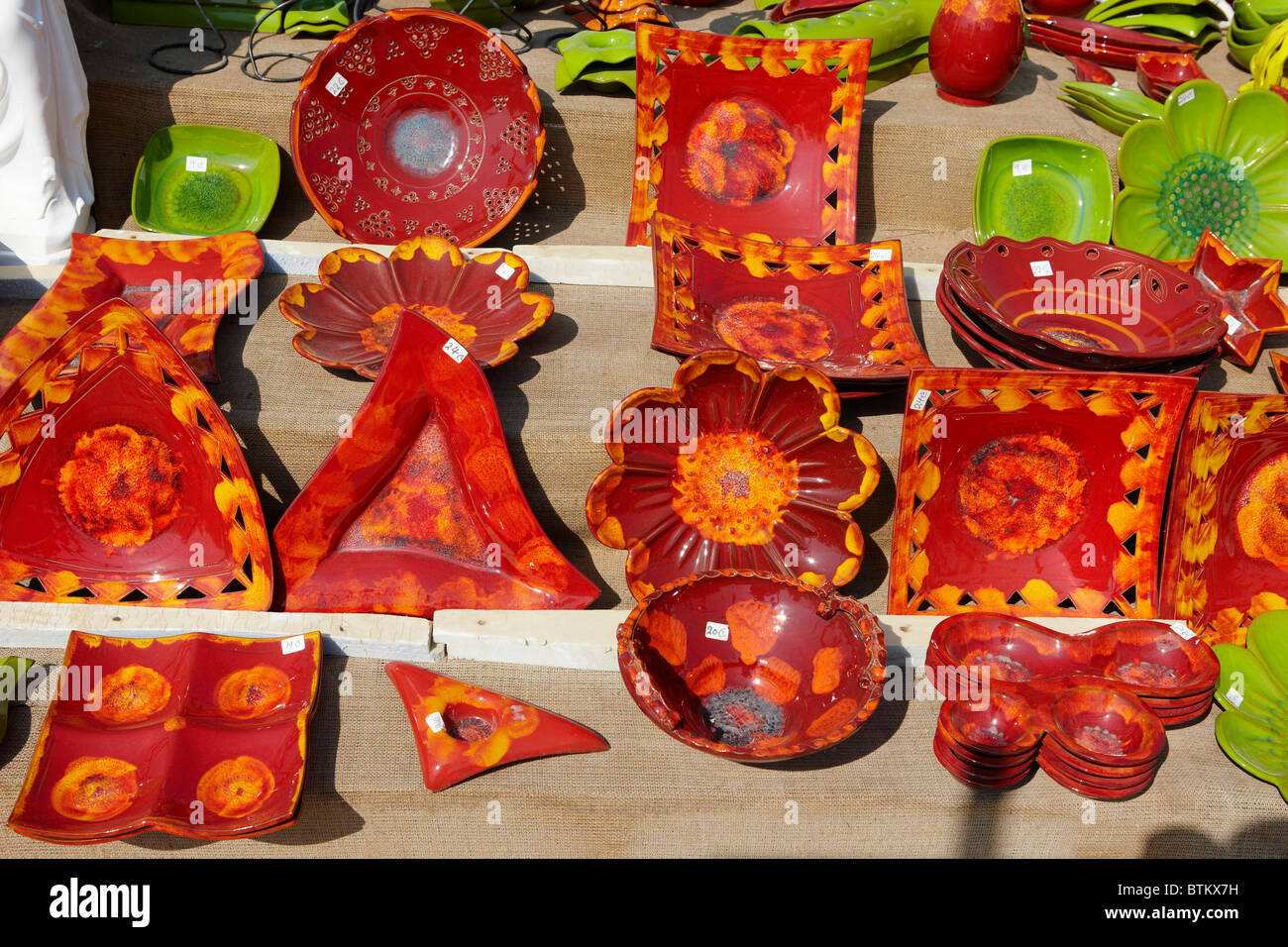 Pottery Market Crete Greece High Resolution Stock Photography and ...