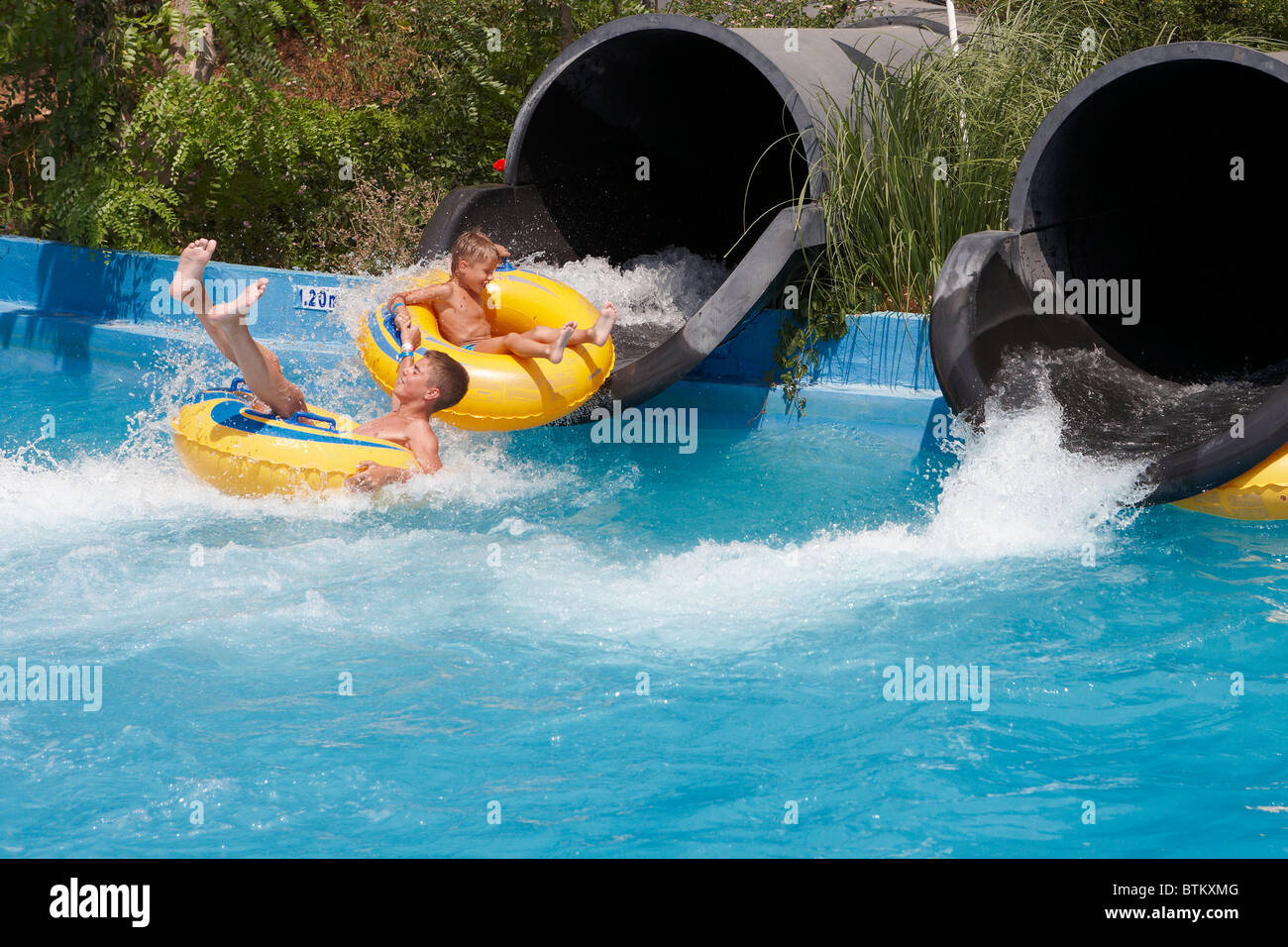 Waterslide children hi-res stock photography and images - Alamy