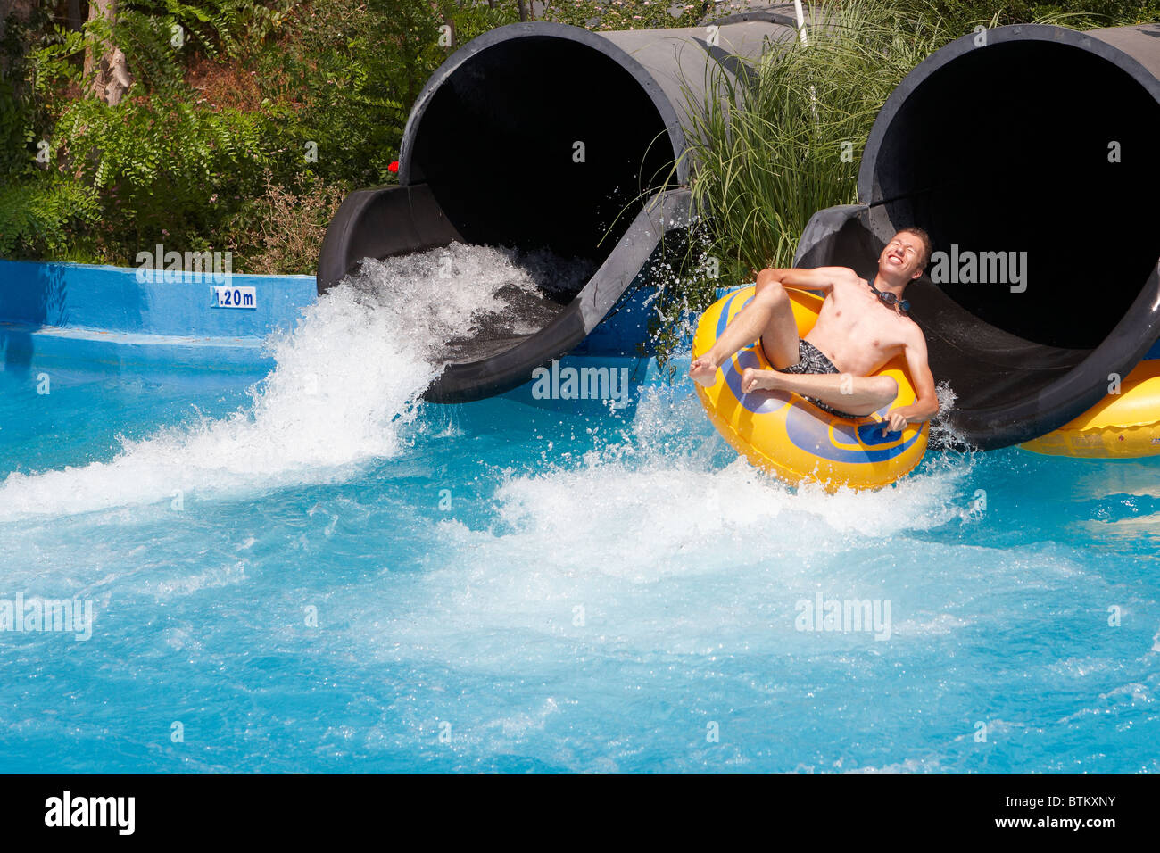 Watersliding hi-res stock photography and images - Alamy