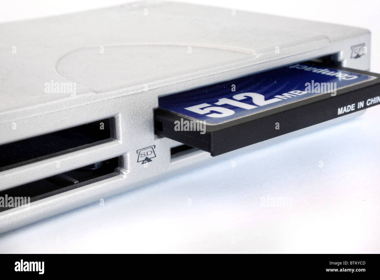 Standard multiple card reade. All on white background Stock Photo - Alamy