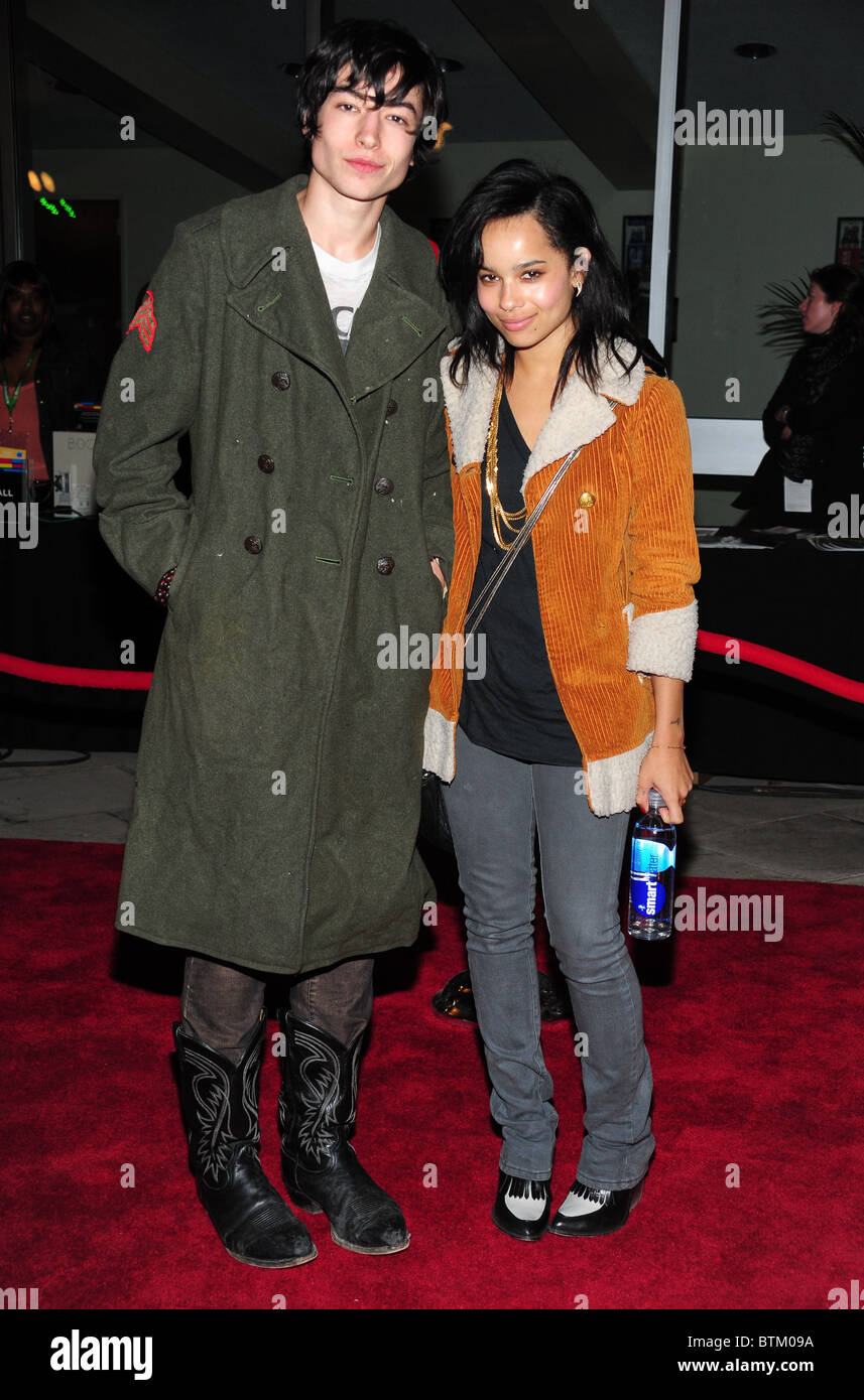 Zoe kravitz and ezra miller hi-res stock photography and images - Alamy