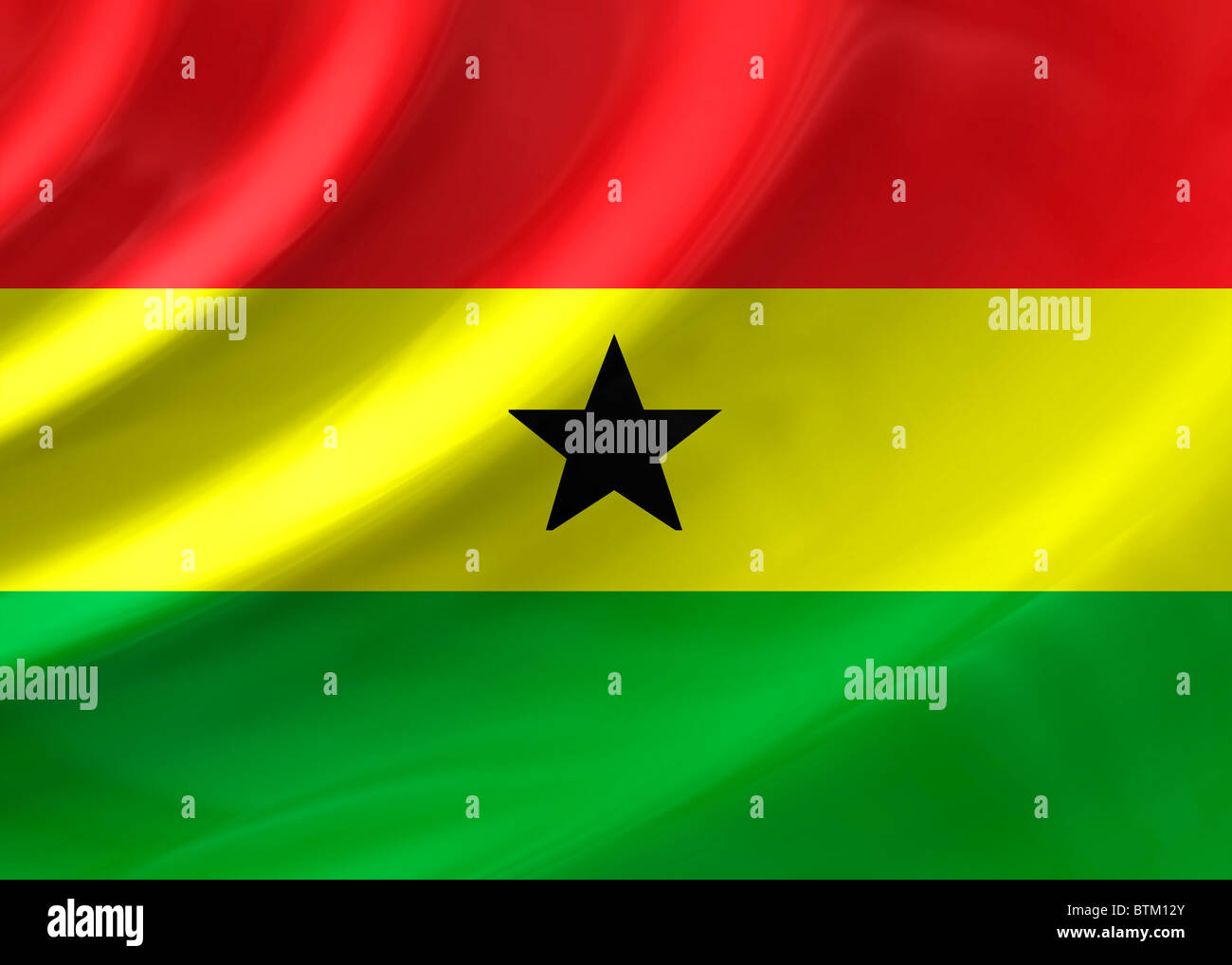 Ghana flag hi-res stock photography and images - Alamy