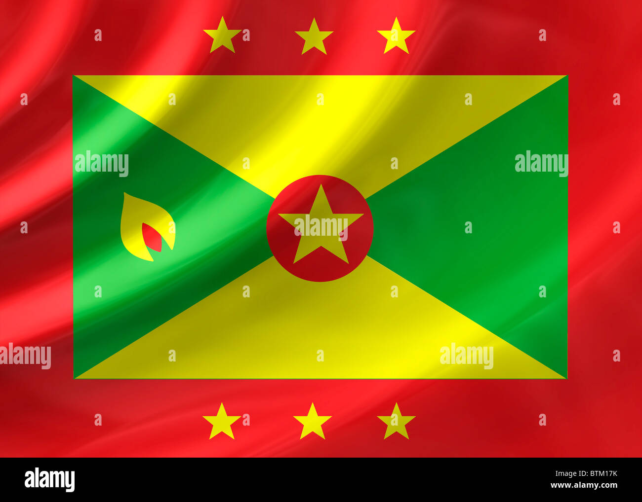Grenada flag hi-res stock photography and images - Alamy