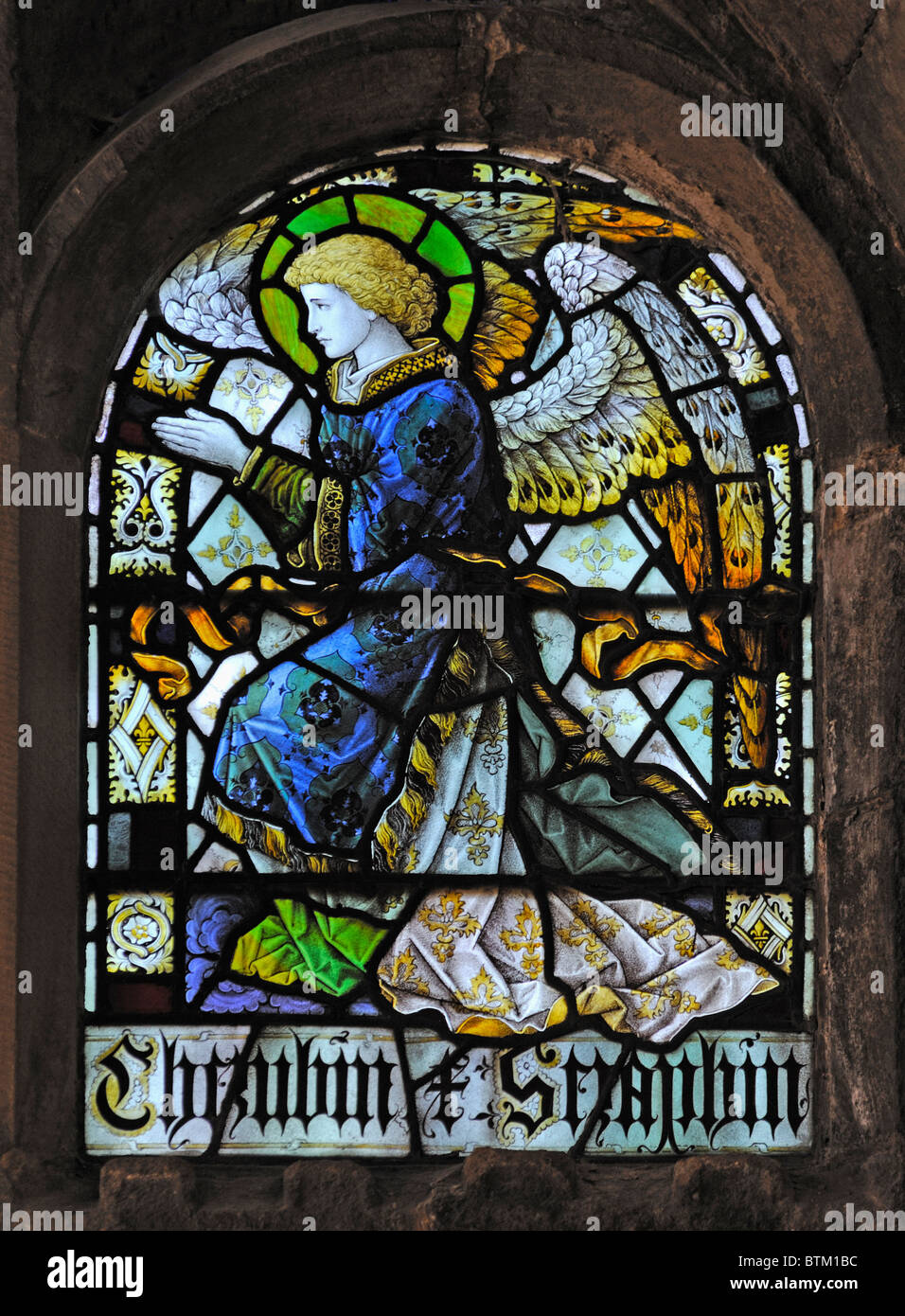 Glass Art Art & Collectibles Angel ornament Stained Glass Seraphim ...