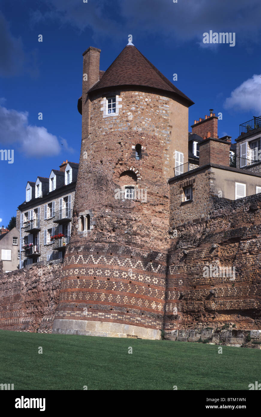 City Walls, Le Mans, France Stock Photo - Alamy