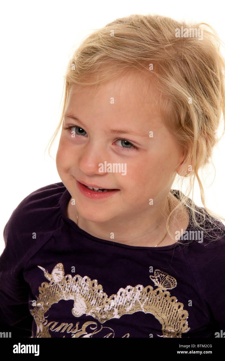 Portrait of a girl. Child's head Stock Photo - Alamy