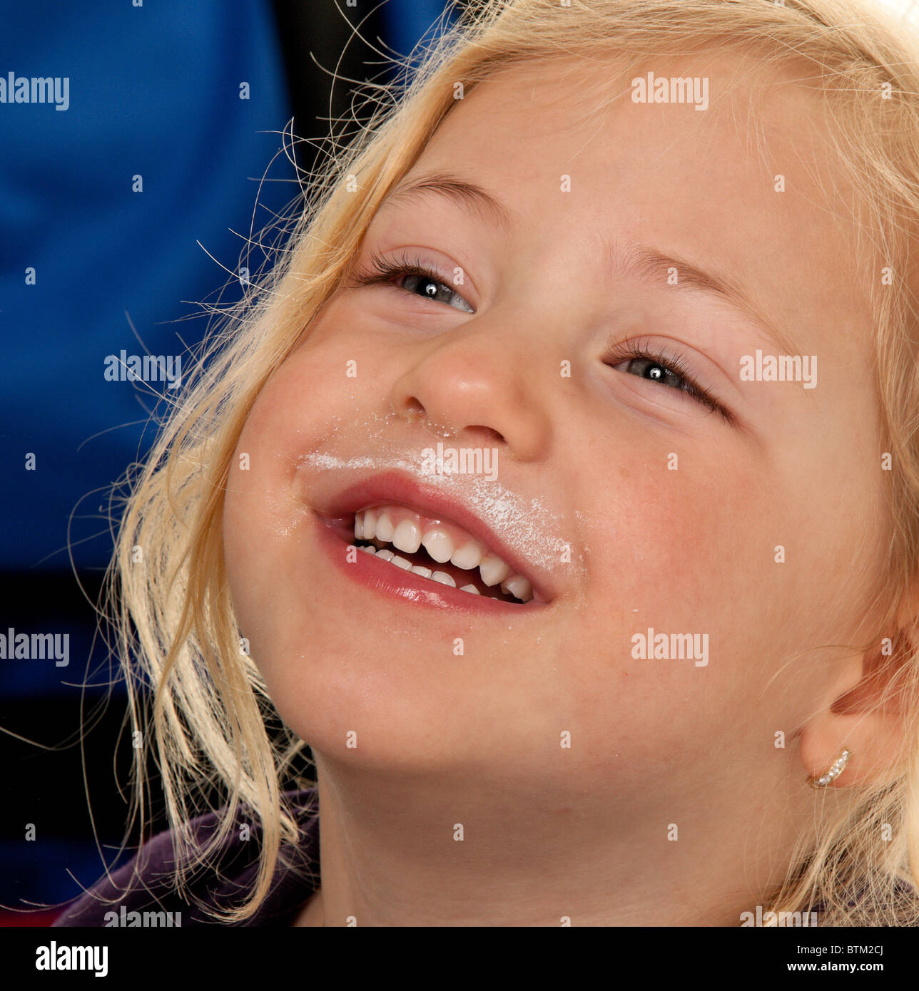 Child's head. Portrait of a little girl Stock Photo - Alamy