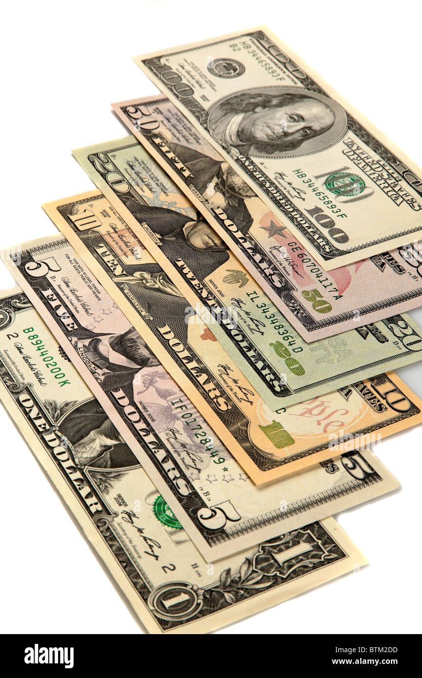 U.S. Dollars banknotes Stock Photo - Alamy