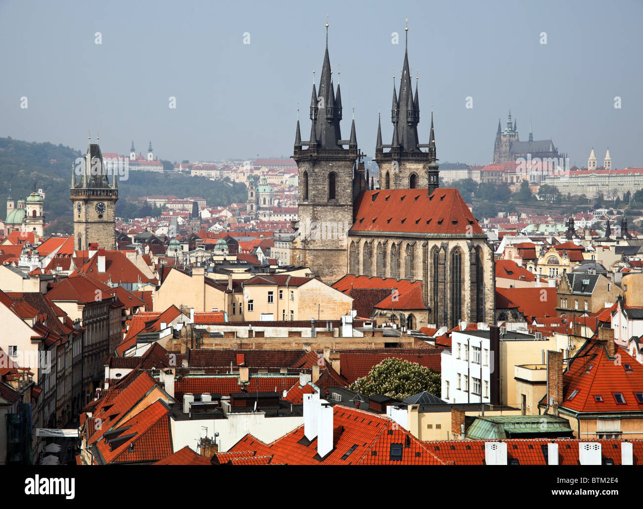 Prague castle hradcany powder tower hi-res stock photography and images ...