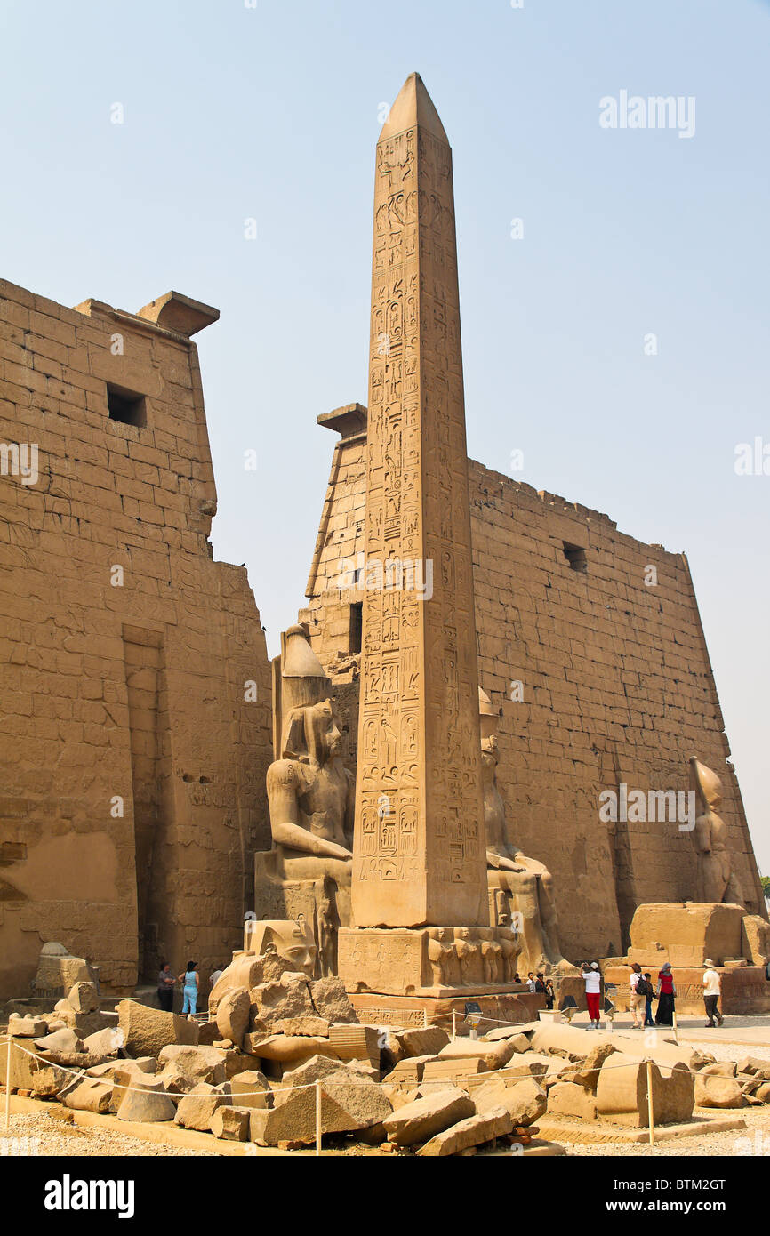 Africa, Egypt, Luxor, Amun Temple of Luxor Stock Photo - Alamy