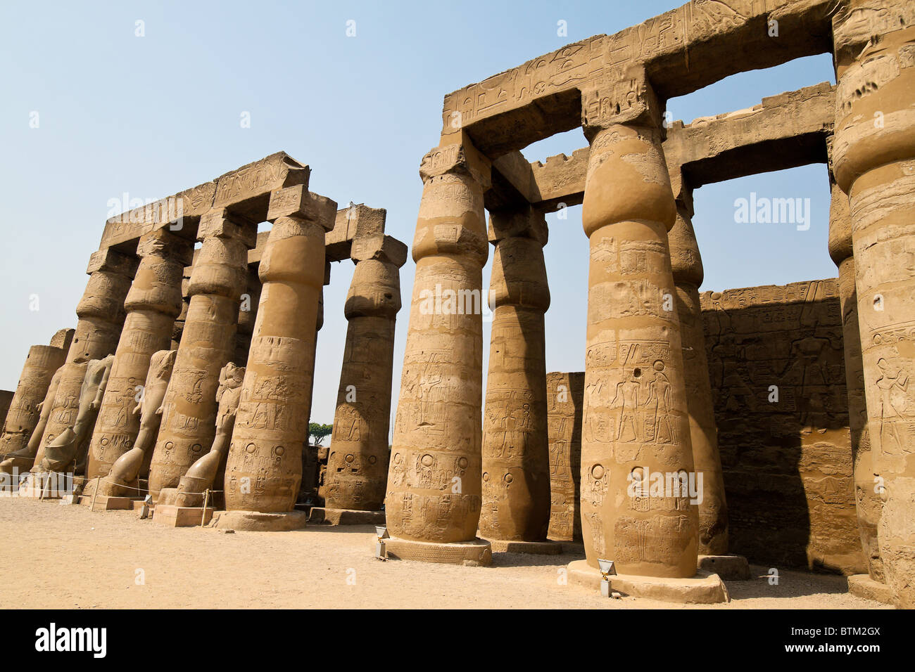 Africa, Egypt, Luxor, Amun Temple of Luxor Stock Photo - Alamy