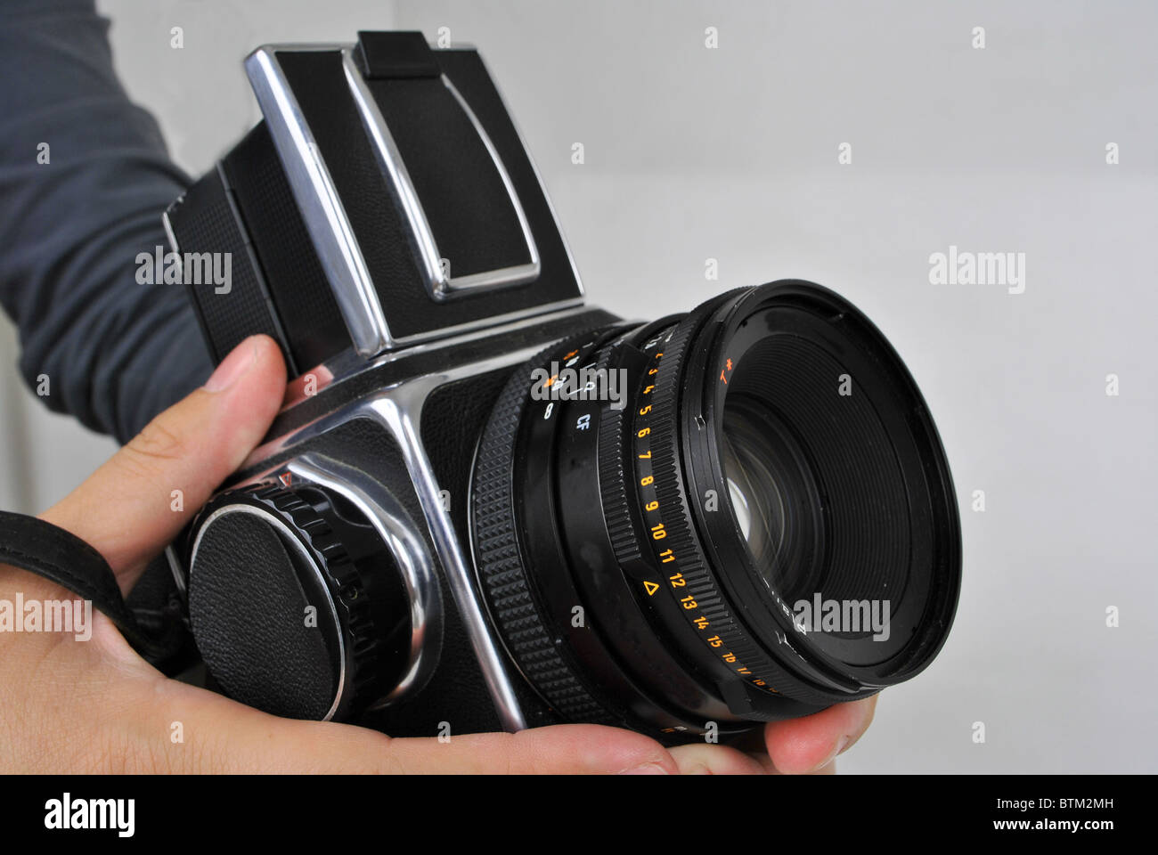 6X6 format camera with lens Stock Photo - Alamy