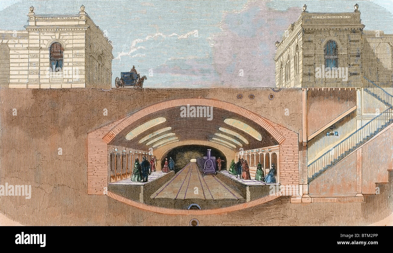 London underground tunnel train hi-res stock photography and images - Alamy