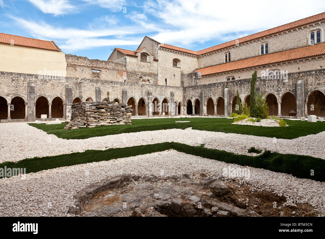 São Francisco Convent in the city of Santarém, Portugal. 13th century ...