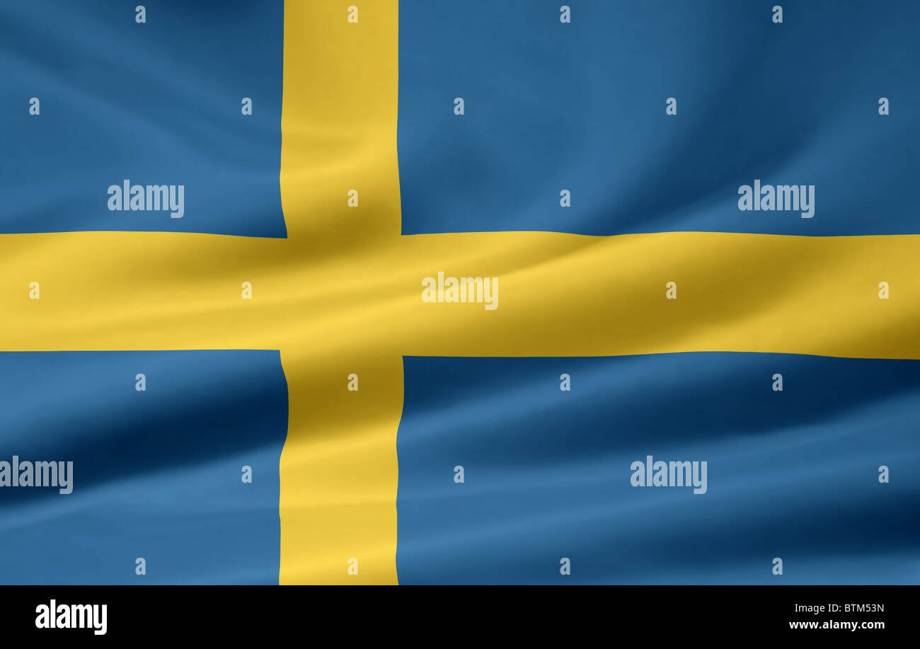 Sweden swedish flag banner hi-res stock photography and images - Alamy