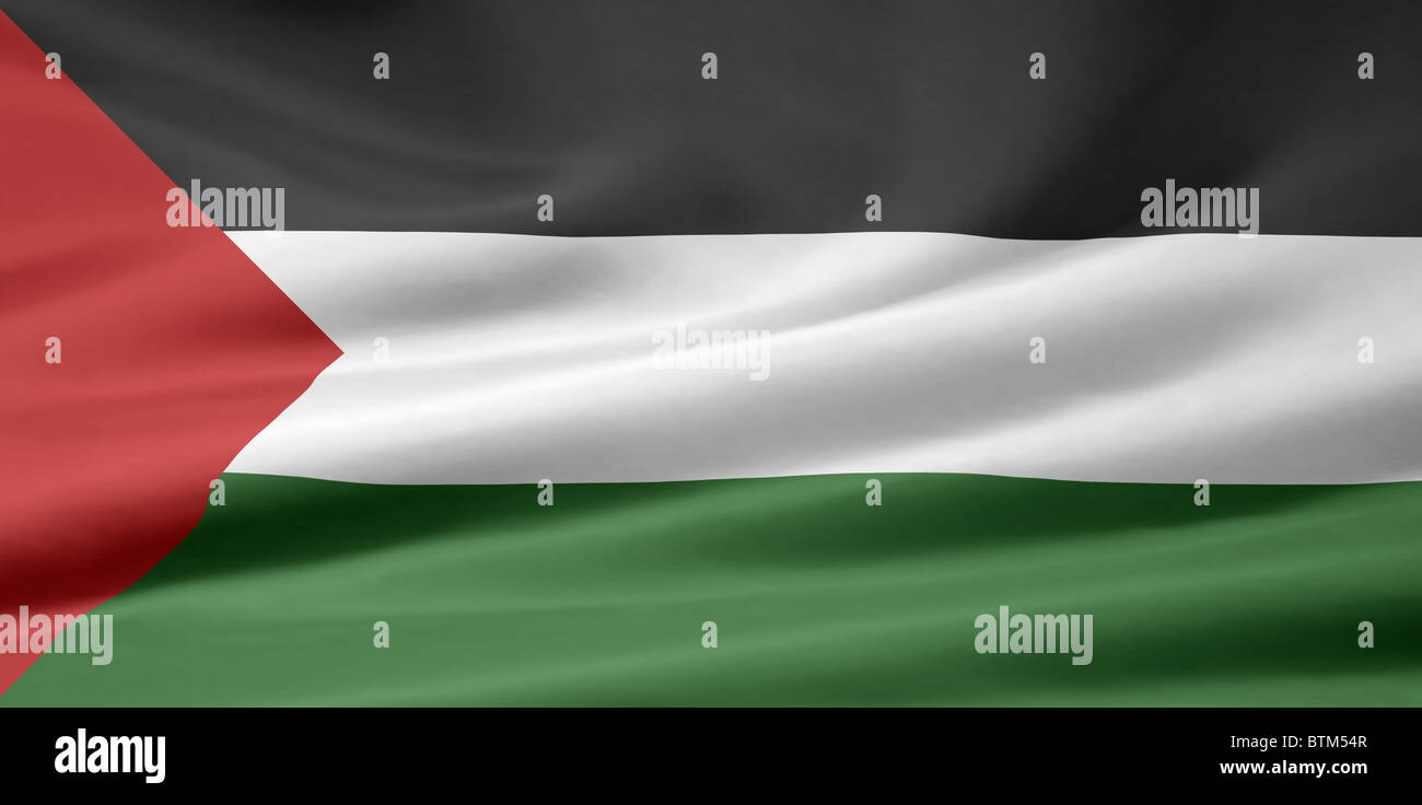 High resolution flag of the Palestine state Stock Photo - Alamy
