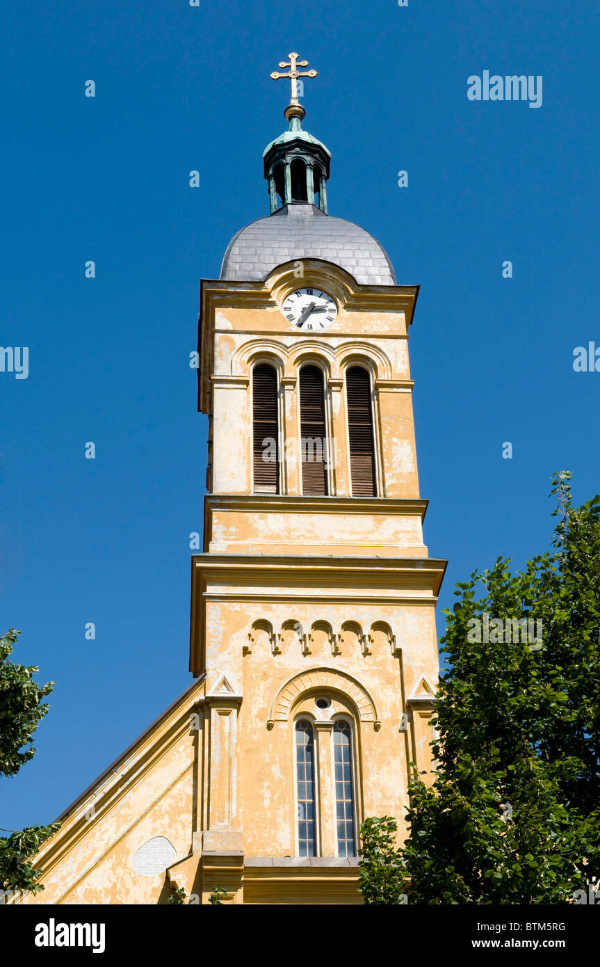 Roman tower protestant church hi-res stock photography and images - Alamy