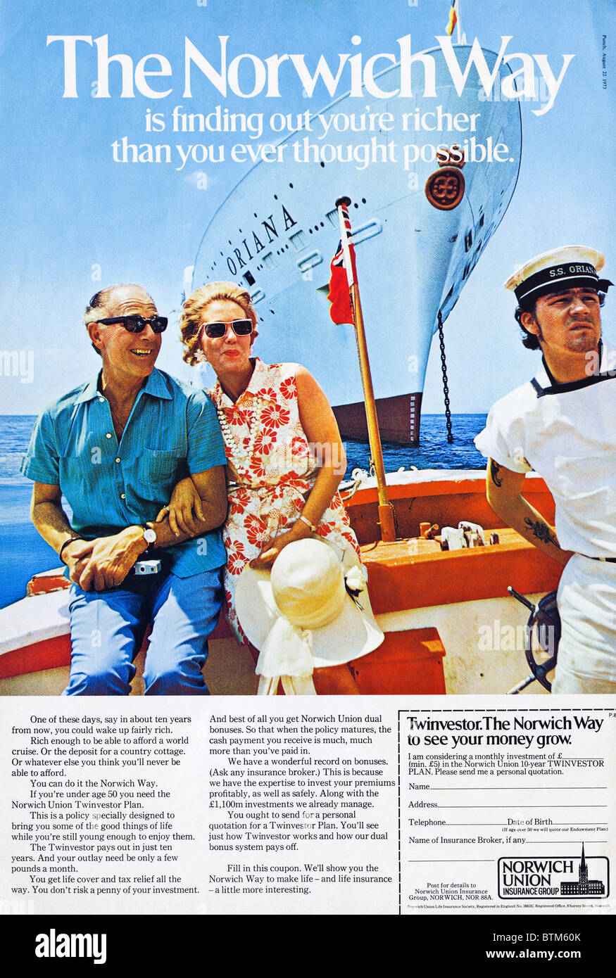 Norwich union advert hi-res stock photography and images - Alamy