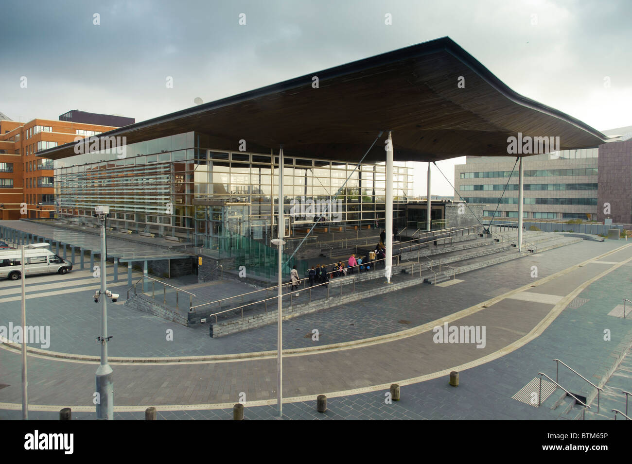 Exterior , day, Welsh Assembly Government Senedd Senate building ...