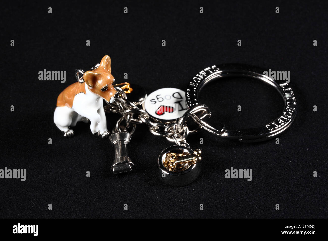 key holder with dog Stock Photo - Alamy