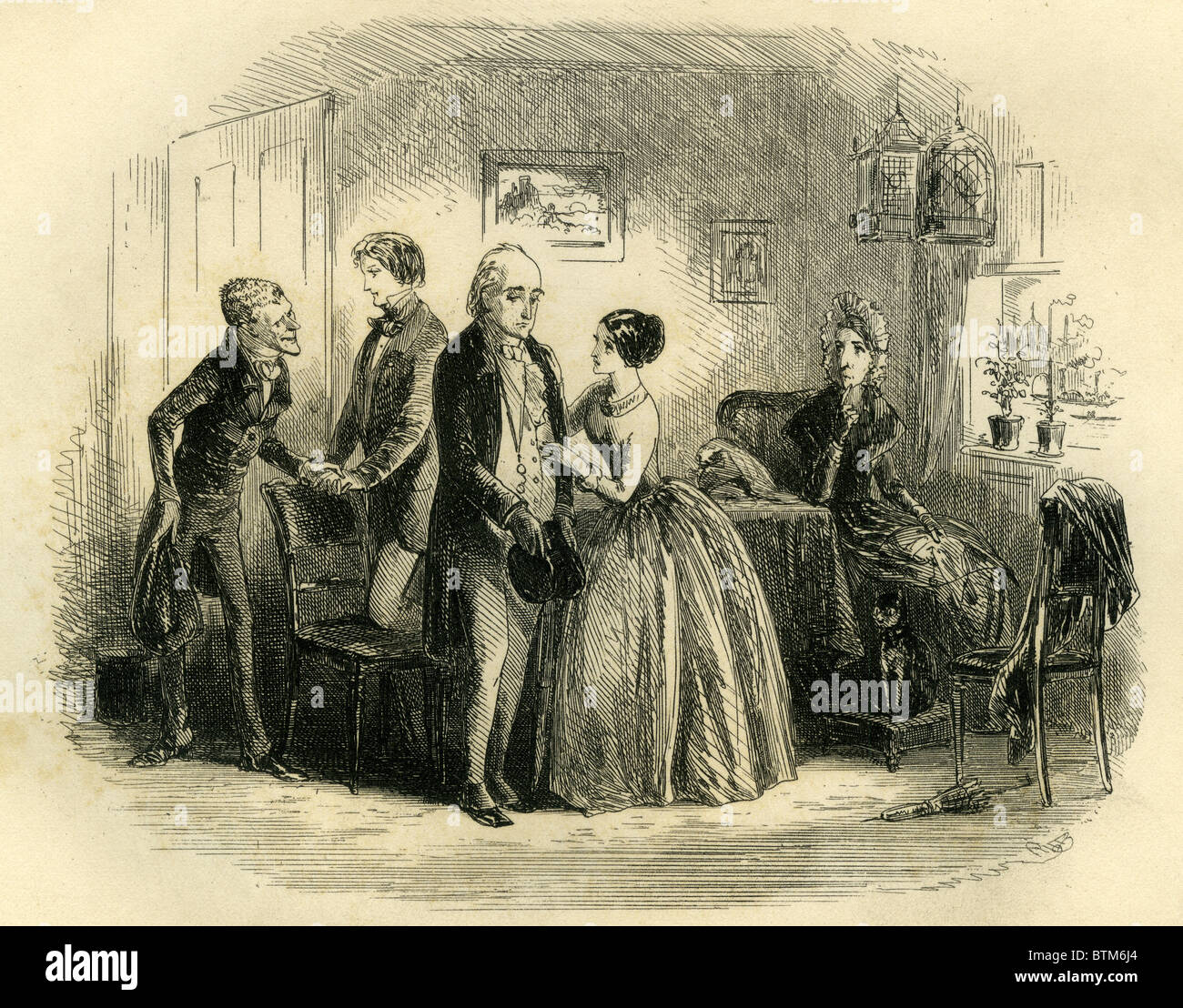 David Copperfield, “Mr. Wickfield and his partner wait upon my Aunt ...