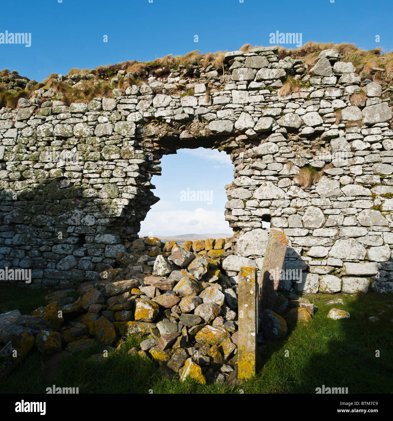Cemetery and ruins of Trinity Temple, Carinish, North Uist, Outer ...