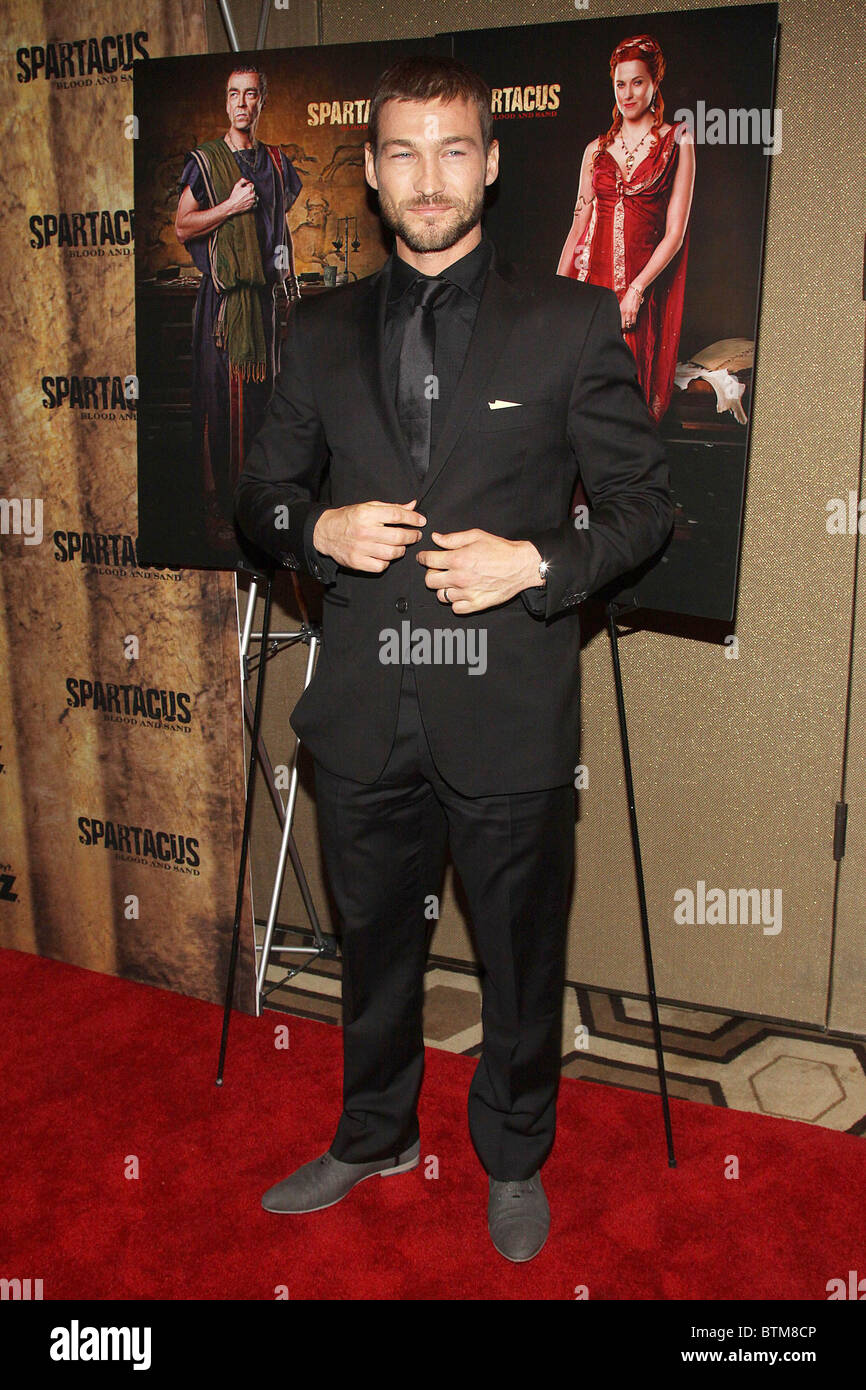 SPARTACUS: BLOOD AND SAND Series Premiere on STARZ Stock Photo - Alamy