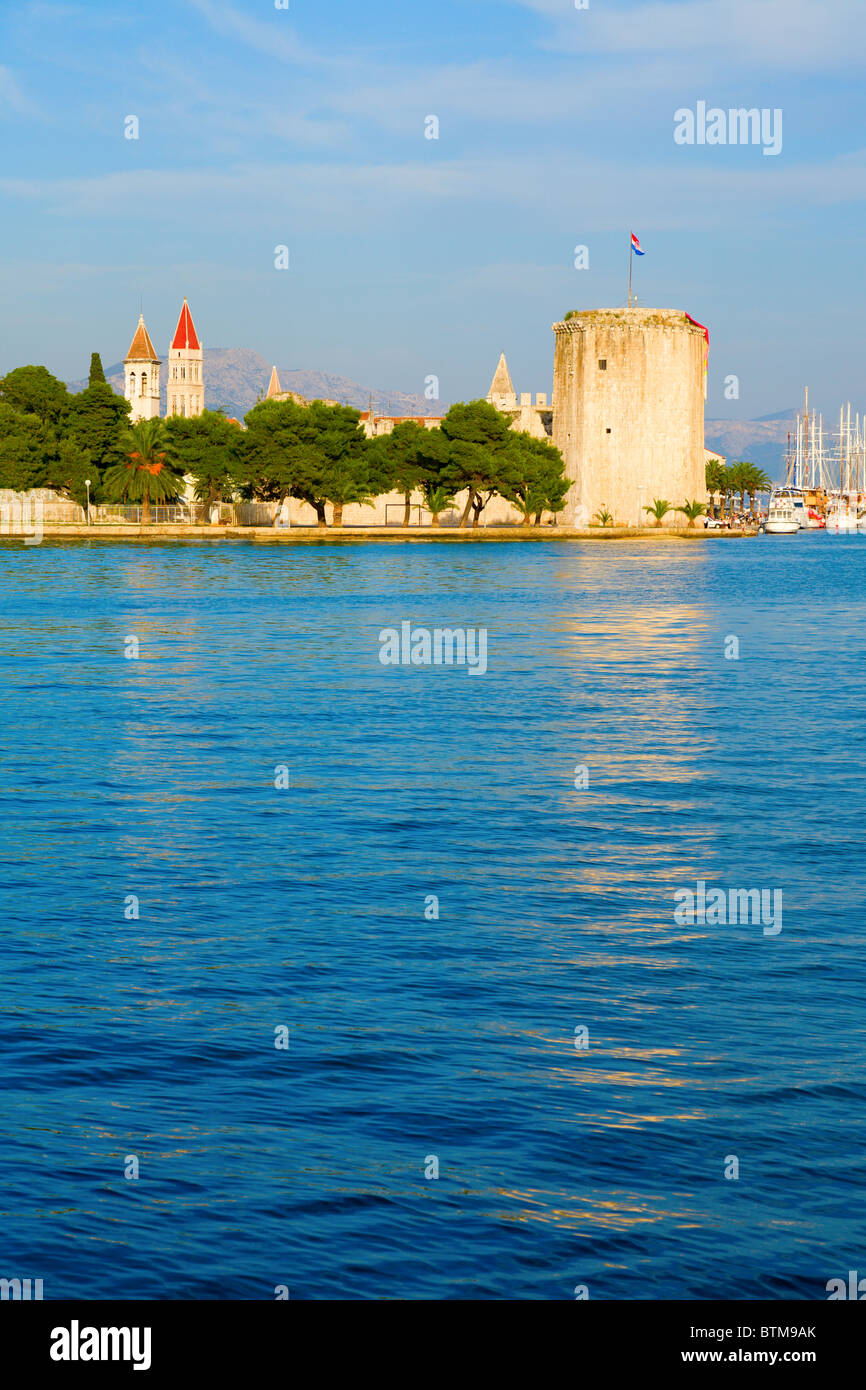 Entrance to Trogir port, Croatia Stock Photo - Alamy