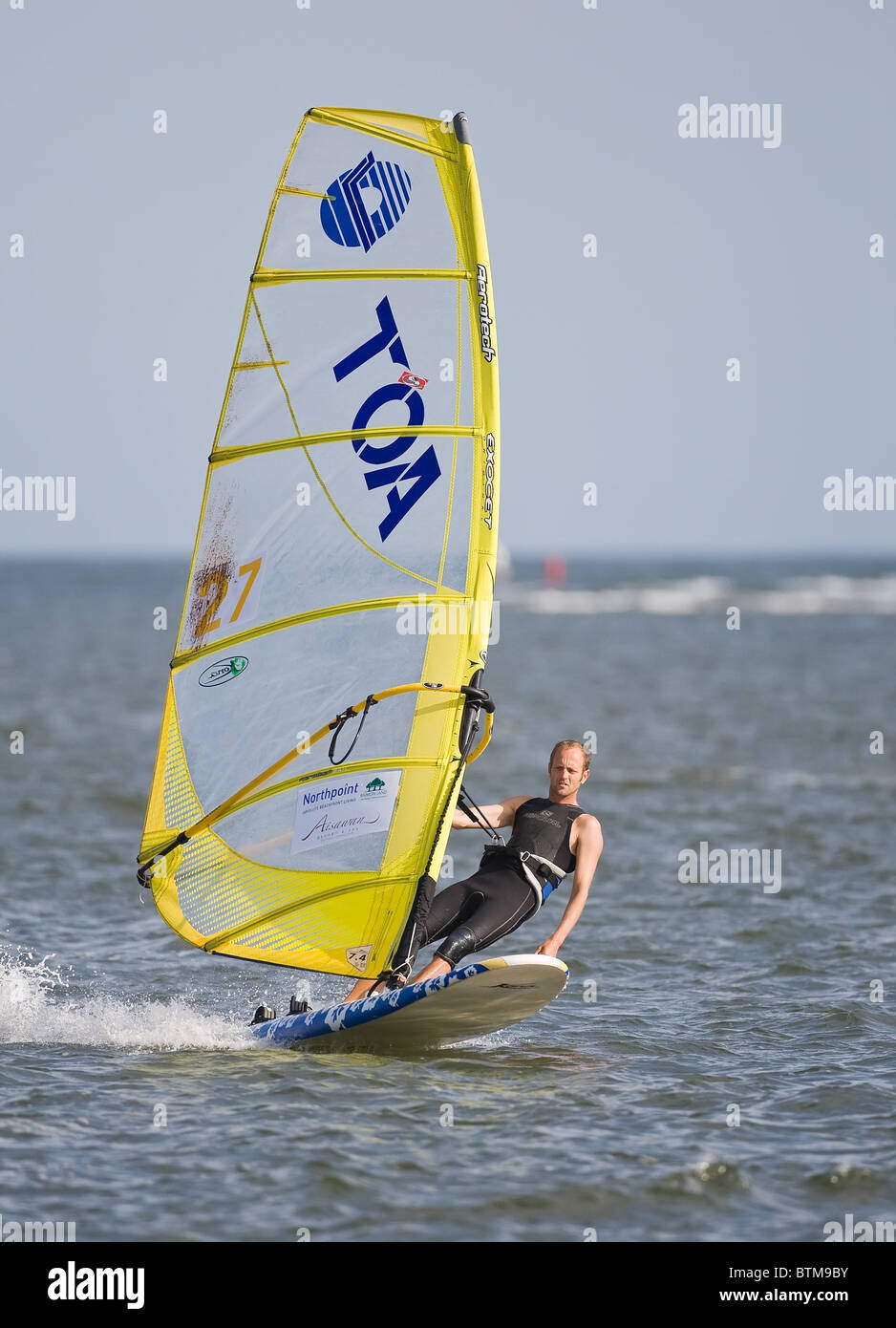 Windsurfing at exmouth hi-res stock photography and images - Alamy