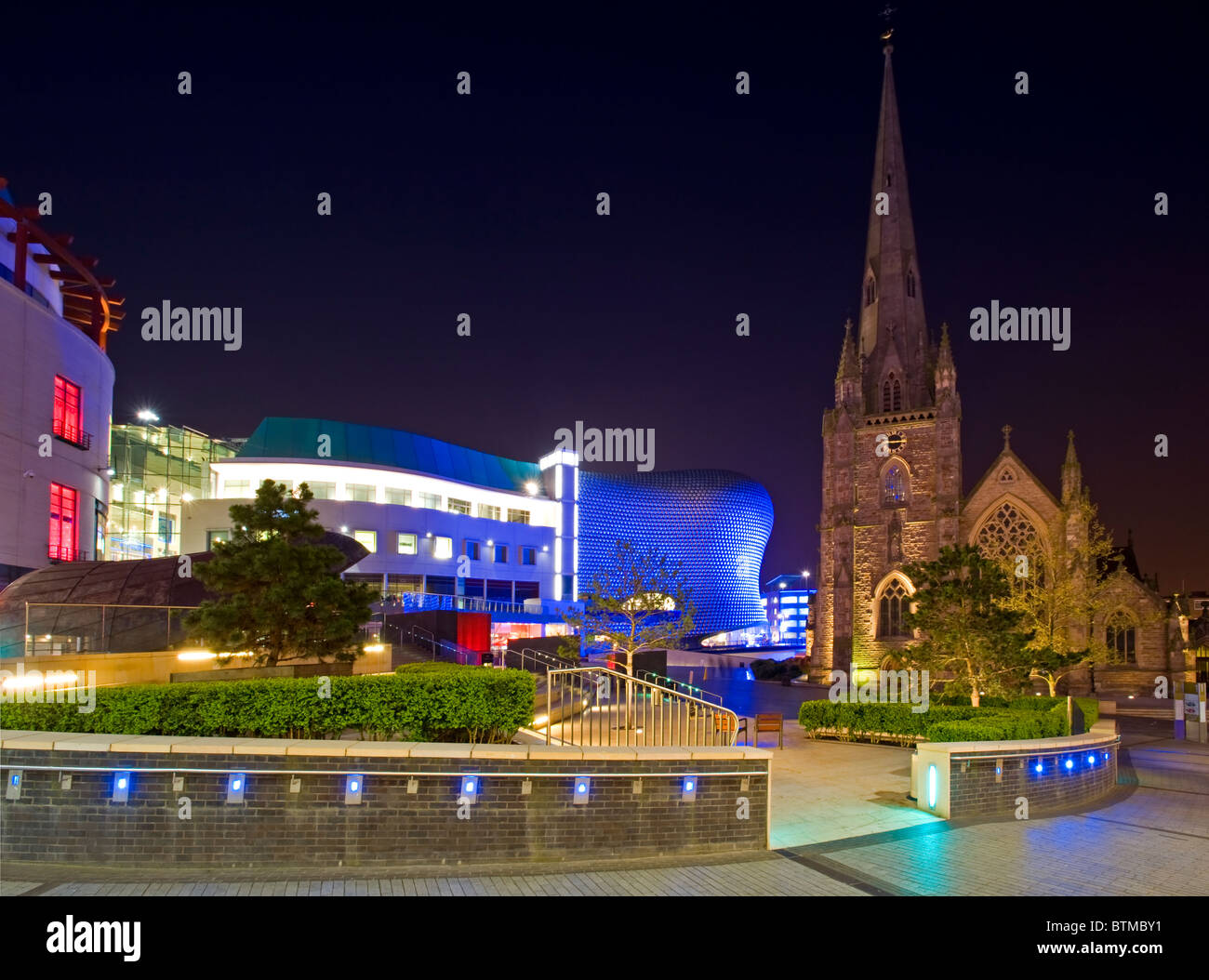 The Church of St Martin in the Bullring and Selfridges Dept Store at ...