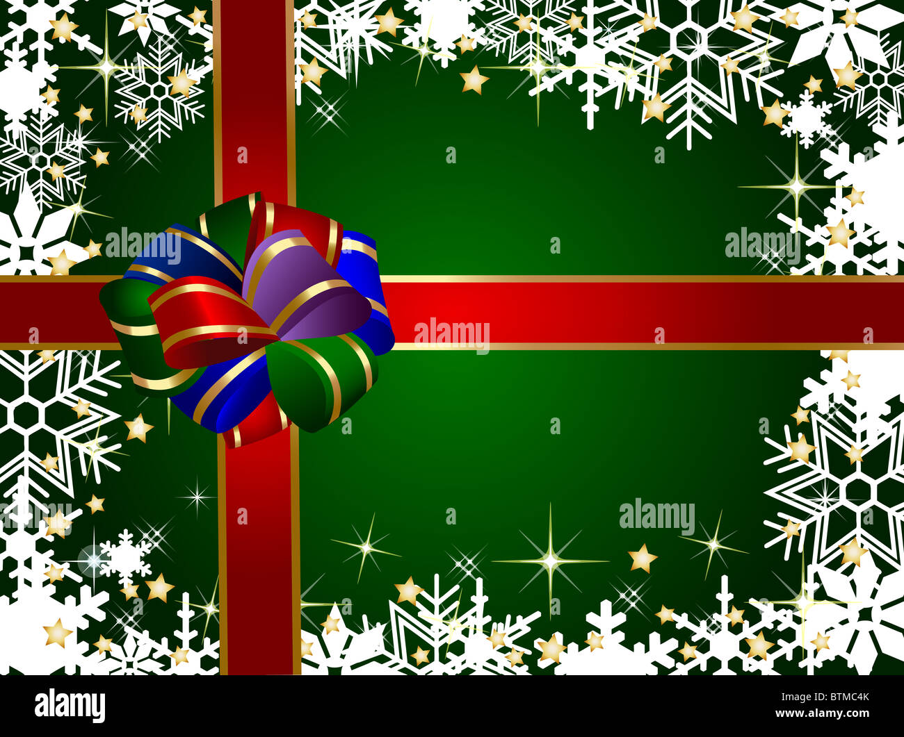 Illustration of a christmas present background Stock Photo - Alamy