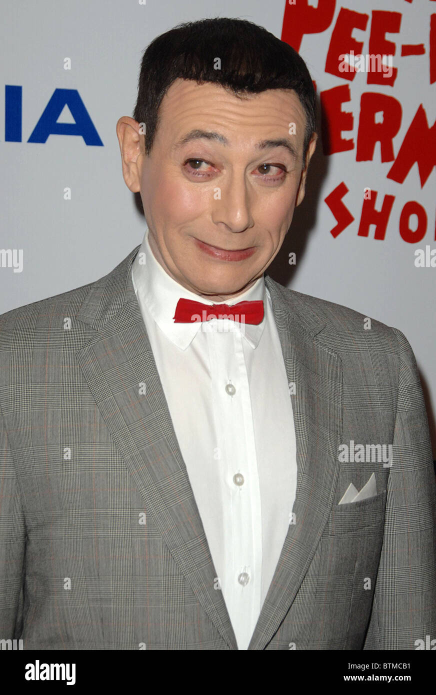 The Pee-Wee Herman Show Opening Night Stock Photo - Alamy