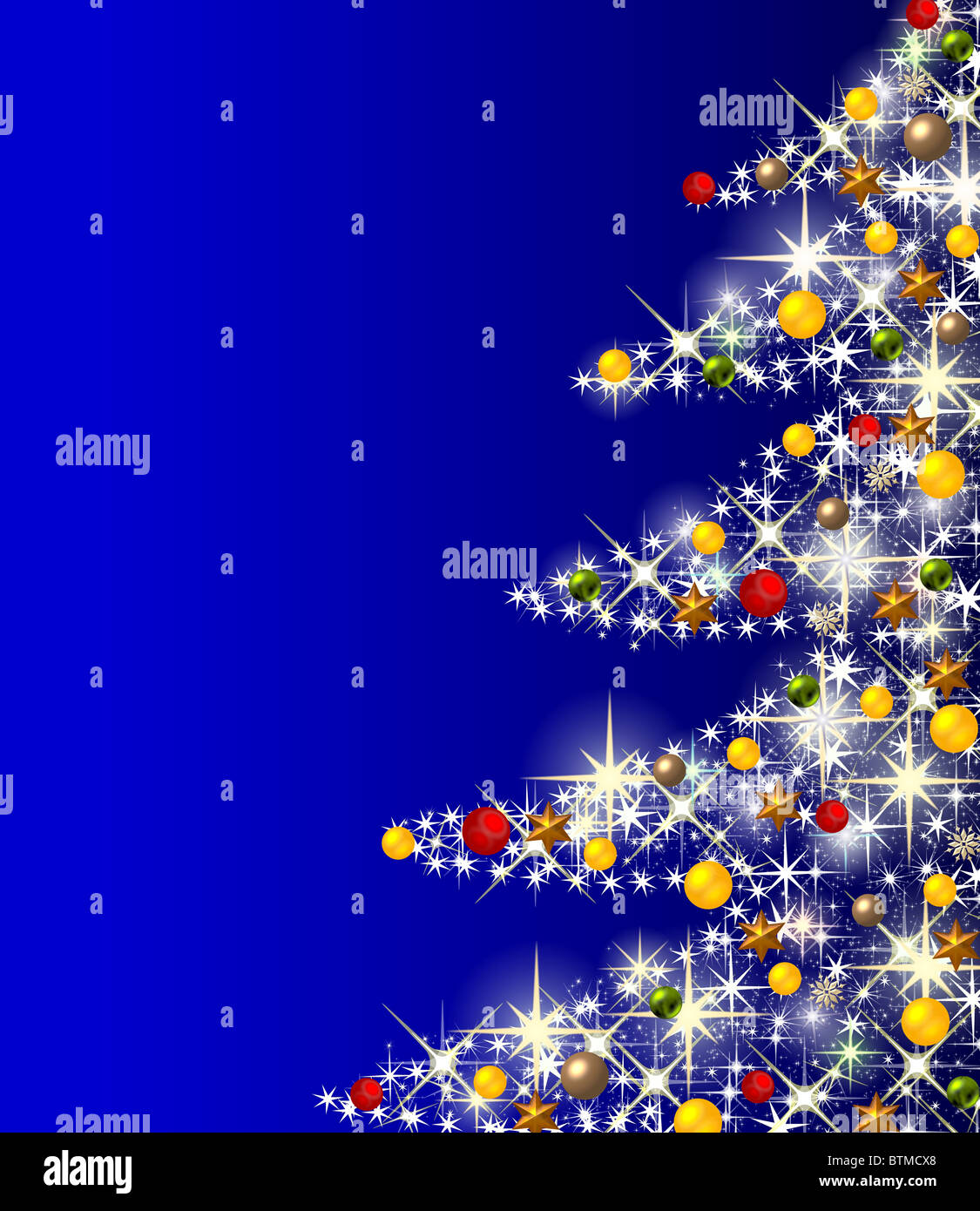 sparkling christmas tree Stock Photo - Alamy