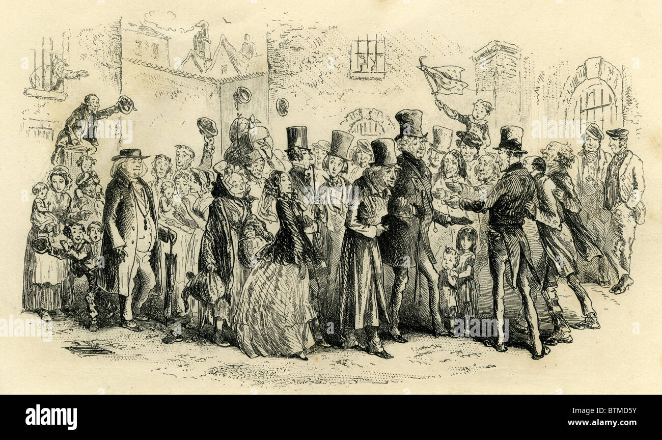 Little Dorrit, The Marshalsea becomes an Orphan Charles Dickens Stock ...