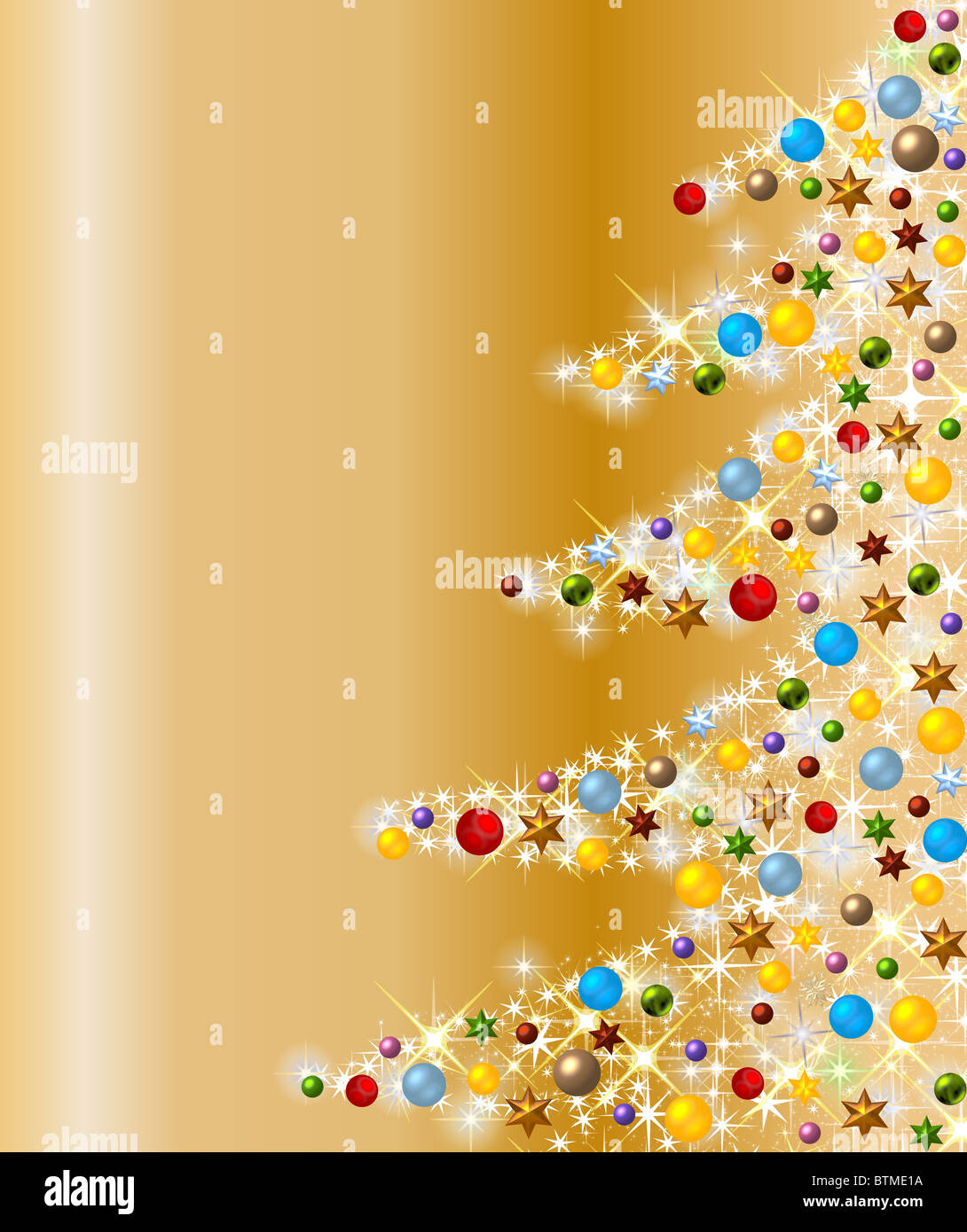 sparkling christmas tree Stock Photo - Alamy