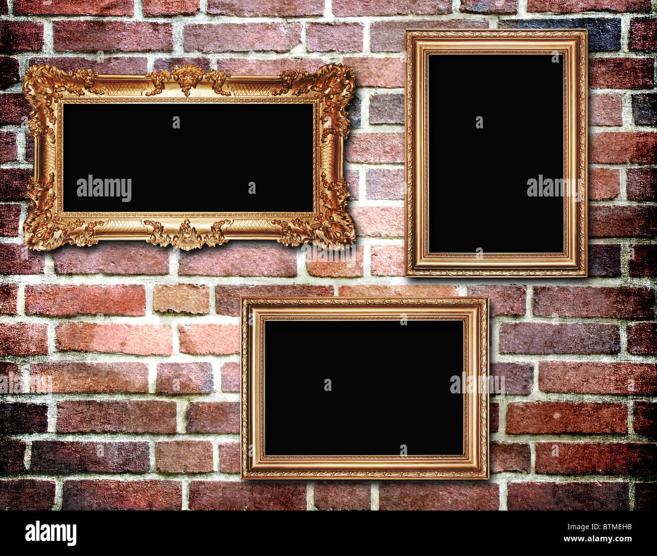 Background with frames Stock Photo - Alamy